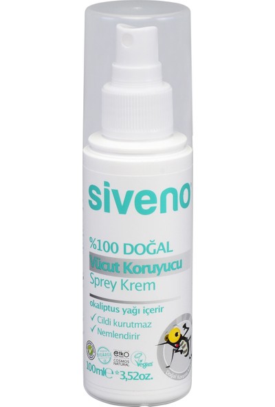 Siveno Vücut Koruyucu Sprey Krem 100 ml Siveno Vücut Koruyucu Sprey Krem 100 ml