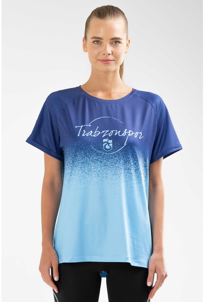 TS Club Tshirt Bisiklet Yaka Degrade Geçiş Trabzonspor Baskılı