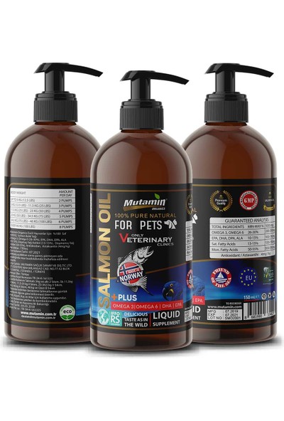 Mutamin Organics Mutamin Norveç Somon Yağı 150 ml Mutamin Organics Mutamin Norveç Somon Yağı 150 ml