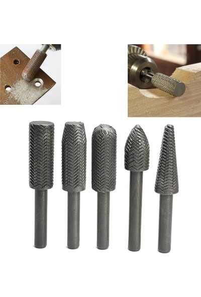 Depolife Matkap Için Eğer Törpü Seti Ahşap Metal Ince Diş Aşındırma Törpüleme Freze Uç Seti 5 Parça Depolife Matkap Için Eğer Törpü Seti Ahşap Metal Ince Diş Aşındırma Törpüleme Freze Uç Seti 5 Parça