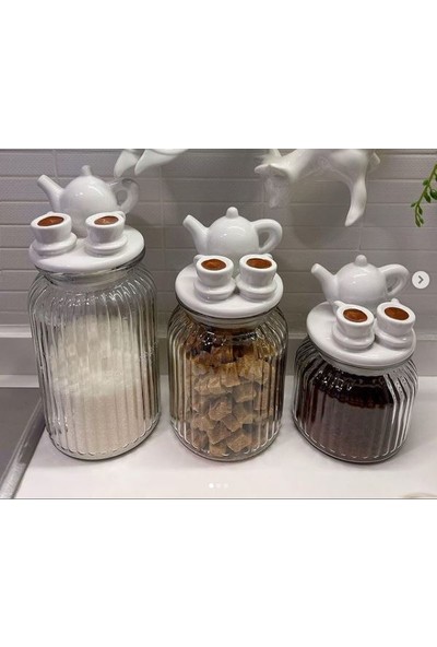 Evimin Eşyası 3 Lü Bakliyat Boy Kavanoz