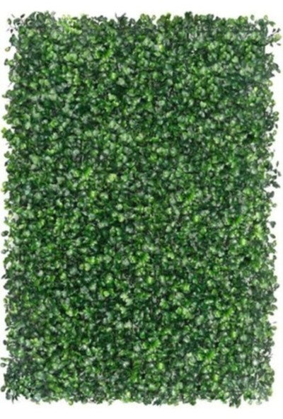 Cihan Çiçekçilik Yapay Çiçek Duvar Kaplama Panel Şimşir Tabaka 40X60 cm Yeşil Dikey Bahçe