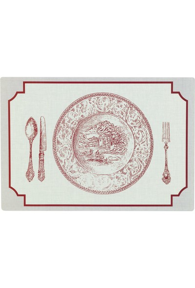 Madame Coco Audra 4'lü Amerikan Servis - 29X42 cm