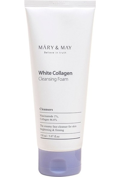 Mary & May Niacinamide + Kolajen Içeren Nemlendirici Beyazlatıcı Temizleme Köpüğü 150 ml