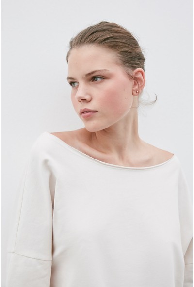Penti Açık Bej Balance Boat Neck Sweatshirt