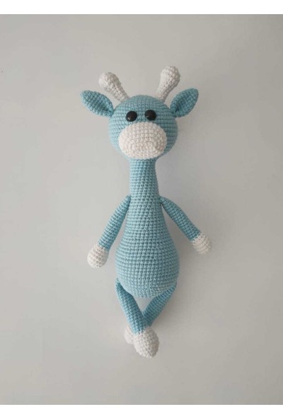 Toys City Mavi Zürafa Organik Örgü Oyuncak Toys City Mavi Zürafa Organik Örgü Oyuncak