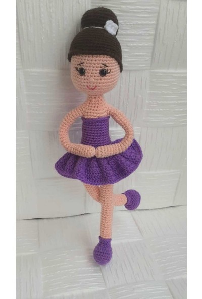 Toys City Mor Balerin Bebek Organik Oyuncak Toys City Mor Balerin Bebek Organik Oyuncak