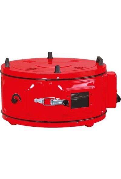 Itimat 1011 Lüx Yuvarlak Termostatlı Davul Fırın - Kırmızı
