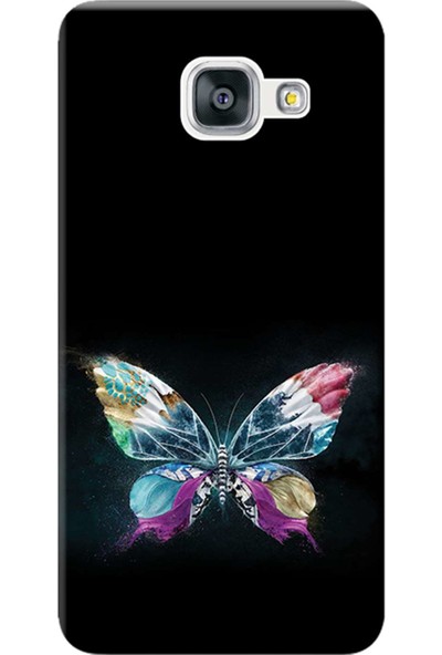 Teknolojik Reyon Samsung Galaxy C5 Kılıf SM-C5000 Silikon Baskılı Kelebek Resim STK:548