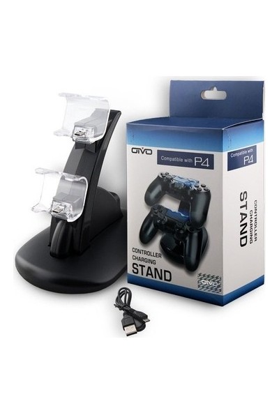 Comse Ps4 Dualshock 4 Ikili Işıklı Şarj Standı Slim Pro Comse Ps4 Dualshock 4 Ikili Işıklı Şarj Standı Slim Pro