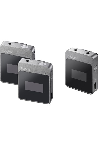 Godox Movelink M2 Kablosuz Ikili Mikrofon Kiti Godox Movelink M2 Kablosuz Ikili Mikrofon Kiti