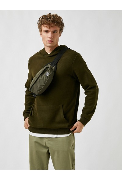 Koton Oversize Basic Kapşonlu Sweatshirt