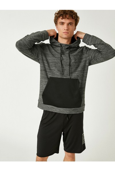 Koton Spor Kapsonlu Sweatshirt