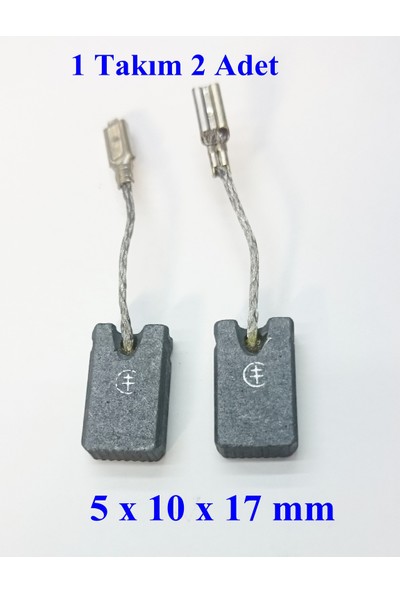 Nesta Bosch Gws 7-115 - Metabo W 8-115 Sigortalı Kömür Fırça 5X10X17 Nesta Bosch Gws 7-115 - Metabo W 8-115 Sigortalı Kömür Fırça 5X10X17