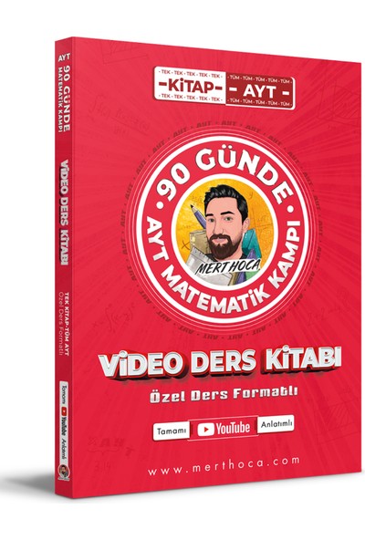Mert Hoca Yayınları 90 Günde AYT Matematik Kampı Video Ders Kitabı Mert Hoca Yayınları 90 Günde AYT Matematik Kampı Video Ders Kitabı