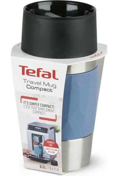 Tefal Travel Mug Compact 0,3 L Termos - Mavi 87BB