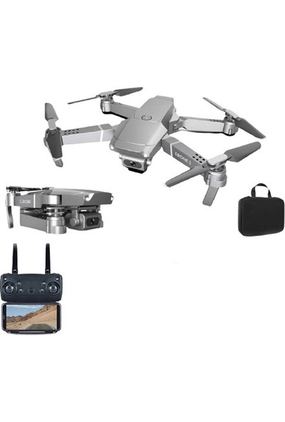 Charge E68 Drone2 4K Kameralı Drone Gri