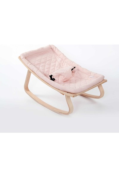 Babycom Naturel Ahşap Ana Kucağı - Pudra Pembe Babycom Naturel Ahşap Ana Kucağı - Pudra Pembe