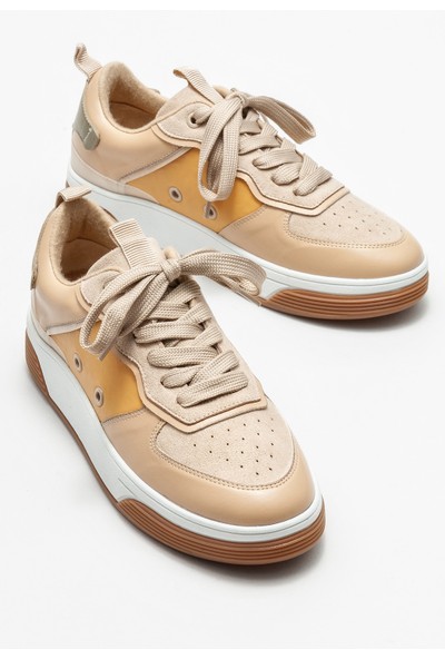 Elle Shoes Naturel Kadın Spor Ayakkabı
