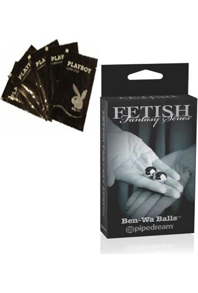 Pipedream Limited Edition Ben-Wa Balls Aşk Topları Erkeklere ve Bayanlara Özel Playboy 5x5 ml Pipedream Limited Edition Ben-Wa Balls Aşk Topları Erkeklere ve Bayanlara Özel Playboy 5x5 ml