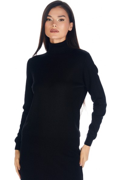 Solo Lüks Italyan Merino Yün Balıkçı Yaka Triko Kazak Solo Lüks Italyan Merino Yün Balıkçı Yaka Triko Kazak