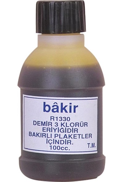 Bakir Demir Üç Klorur (FE3C) * Asit
