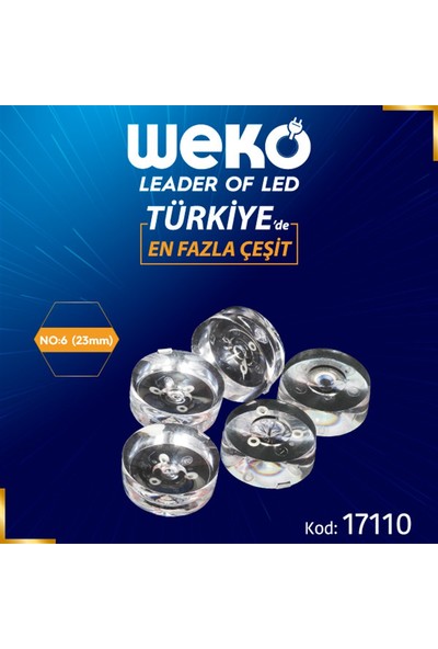 Weko LED Tv Panel LED Mercek No:6 (23 Mm) Lg Büyük Mercek Weko LED Tv Panel LED Mercek No:6 (23 Mm) Lg Büyük Mercek
