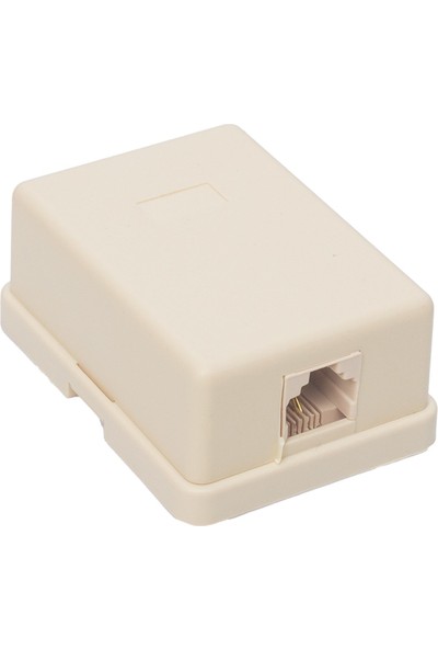 Elektromer Telefon Kutusu Tekli 6p/2c