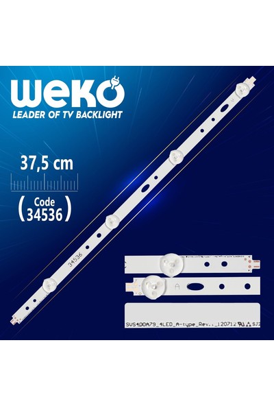 Weko SVS400A79_4LED_A-TYPE_REV.1_120712 - 37.5 cm 4 Ledli - (WK-006) Weko SVS400A79_4LED_A-TYPE_REV.1_120712 - 37.5 cm 4 Ledli - (WK-006)