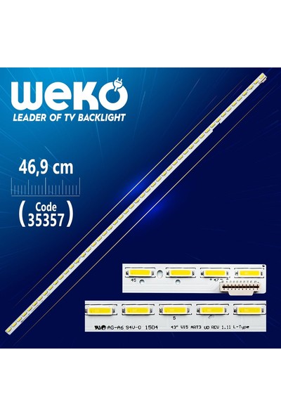 Oem 43 V15 Art3 Ud Rev 1.1 1 L-Type - 46.9 cm 48 Ledli - (WK-966)