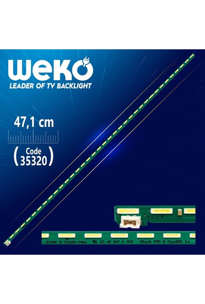 Weko Lg Innotek Bms 43INCH L-Type 8520 1chıp Pkg 72EA Rev.00 141022 - 47.1 cm 36 Ledli - (WK-936) Weko Lg Innotek Bms 43INCH L-Type 8520 1chıp Pkg 72EA Rev.00 141022 - 47.1 cm 36 Ledli - (WK-936)
