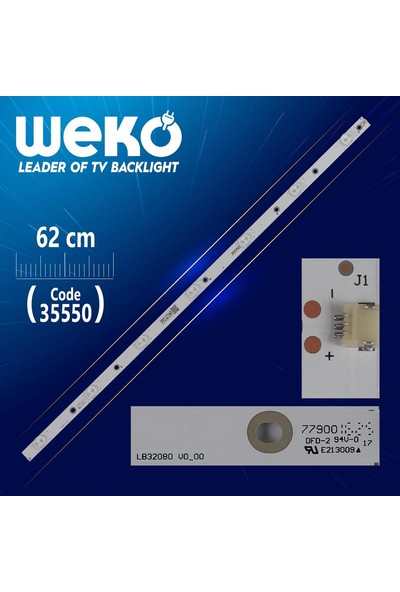 Weko 210BZ07D0433T0700L - LB32080 V0_00 - 7 Ledli 62 cm - (WK-434) Weko 210BZ07D0433T0700L - LB32080 V0_00 - 7 Ledli 62 cm - (WK-434)
