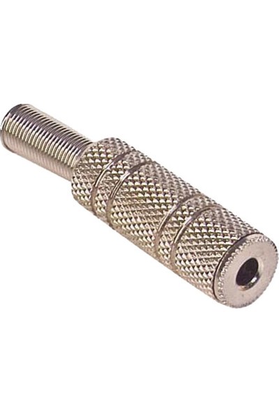 Elektromer 3.5 mm Stereo Dişi Metal Uzatma 1.kalite Elektromer 3.5 mm Stereo Dişi Metal Uzatma 1.kalite