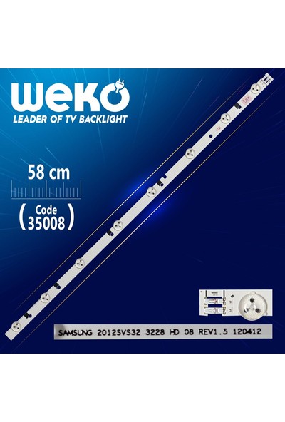 Weko 32 Inch D1GE-320SC0- R2-R3 - 32H-3535LED-32EA 8 Ledli 58 CM(WK-447) Weko 32 Inch D1GE-320SC0- R2-R3 - 32H-3535LED-32EA 8 Ledli 58 CM(WK-447)