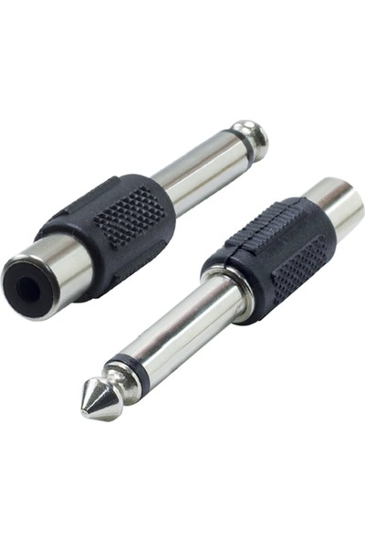 Elektromer 6.3 mm Mono Erkek / 1 Tos Dişi Çevirici Jack Elektromer 6.3 mm Mono Erkek / 1 Tos Dişi Çevirici Jack