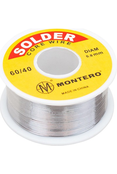 Powermaster 100GR 0.8mm Lehim Teli 60/40 Powermaster 100GR 0.8mm Lehim Teli 60/40
