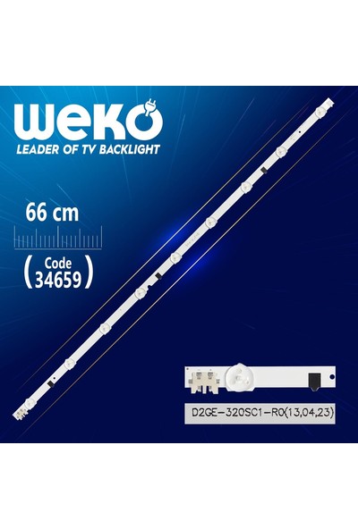 Weko D2GE-320SC1-R0 - Sharp_fhd - 65.7 cm 9 Ledli (WK-066) Weko D2GE-320SC1-R0 - Sharp_fhd - 65.7 cm 9 Ledli (WK-066)