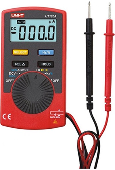 Uni-T Dıgıtal Ölçü Aleti Unıt UT-120A (Cep Tipi Multimetre) Uni-T Dıgıtal Ölçü Aleti Unıt UT-120A (Cep Tipi Multimetre)