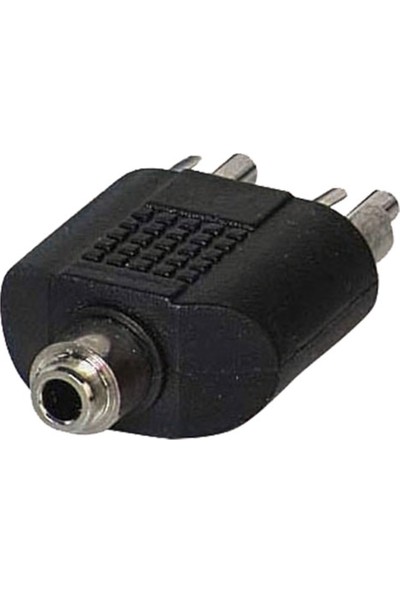 Powermaster 3.5 mm Stereo Dişi / 2 Rca Erkek Çevirici Jack Powermaster 3.5 mm Stereo Dişi / 2 Rca Erkek Çevirici Jack