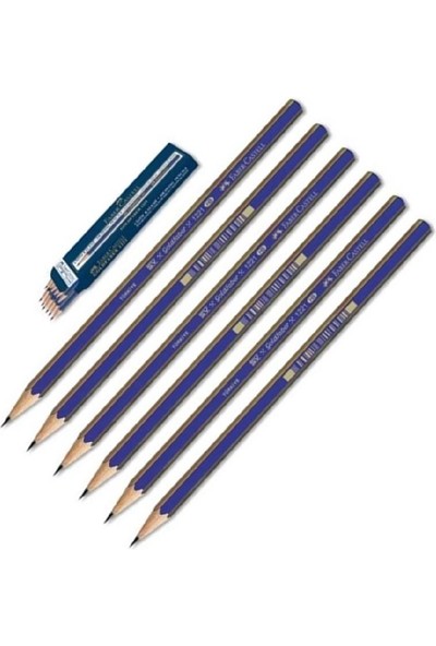 Faber-Castell B Dereceli Resim Kalemi 6'lı Faber-Castell B Dereceli Resim Kalemi 6'lı