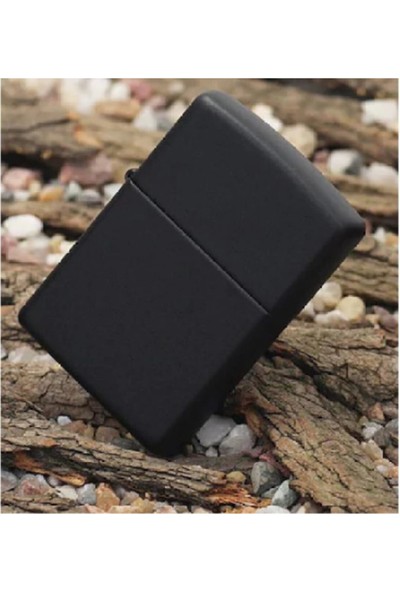 Akın Store Mat Siyah Benzinli Çakmak