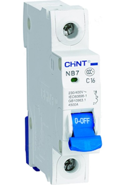 Chint 192179 16A 1 Kutup C Tipi 6ka Otomatik Sigorta Chint 192179 16A 1 Kutup C Tipi 6ka Otomatik Sigorta