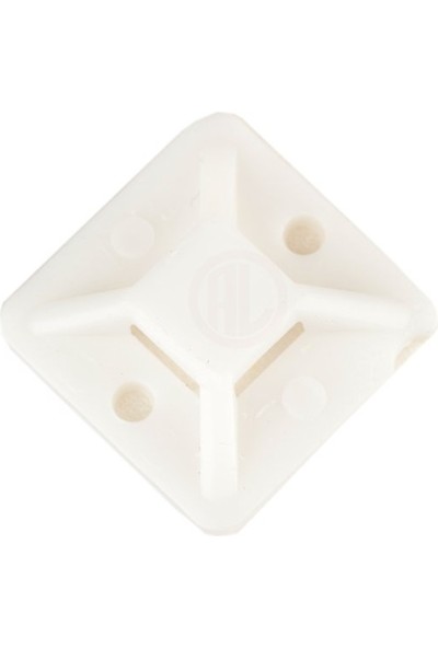 ÇETSAN 19X19 mm Küçük Plastik Yapışkan Kroşe (Yapışkanlı Klips Kroşesi) ÇETSAN 19X19 mm Küçük Plastik Yapışkan Kroşe (Yapışkanlı Klips Kroşesi)