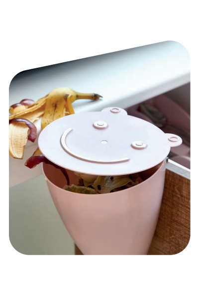 Sev Plastik Kapak Askılı Çöp Kovası