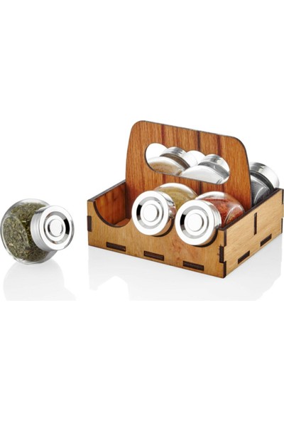 WoodBor Clara 6'lı Baharatlık WoodBor Clara 6'lı Baharatlık