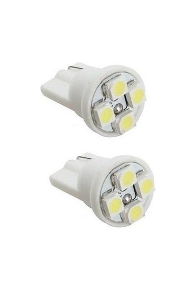 Tvet Dekoratif 12V T10 LED Ampul 2x4 Beyaz Tvet Dekoratif 12V T10 LED Ampul 2x4 Beyaz