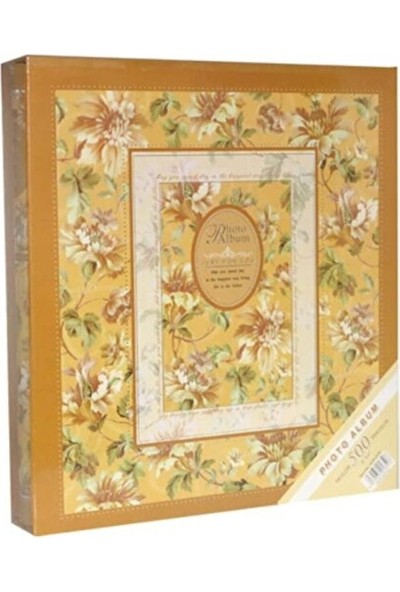 10X15 500 Lük Kutulu Desenli Fotoğraf Albümü