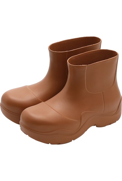 World Trade Su Geçirmez Kadın Yağmur Botları Slip-On Kalın Taban Büyük Yağmur Ayakkabıları Katı (Yurt Dışından) World Trade Su Geçirmez Kadın Yağmur Botları Slip-On Kalın Taban Büyük Yağmur Ayakkabıları Katı (Yurt Dışından)