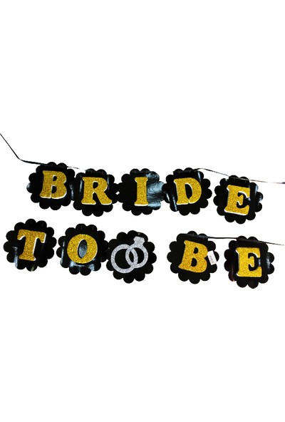 Samur Siyah Üzeri Altın Renk Harflerle Bride To Be Yazılı Bekarlığa Veda Süsü Samur Siyah Üzeri Altın Renk Harflerle Bride To Be Yazılı Bekarlığa Veda Süsü