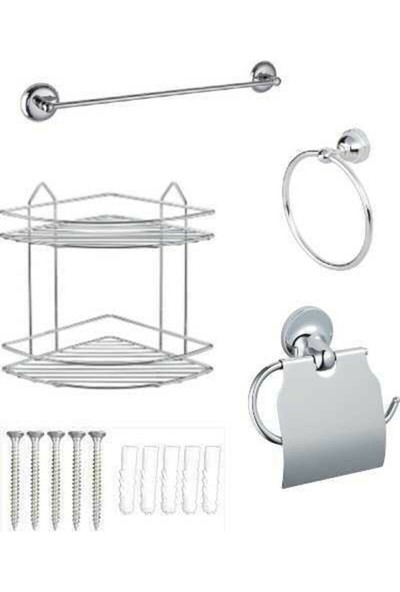 Empa Metal Banyo Seti (4 Parça)